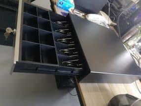 24V Connected RJ12 Micro Switch Stainless Cash Drawer