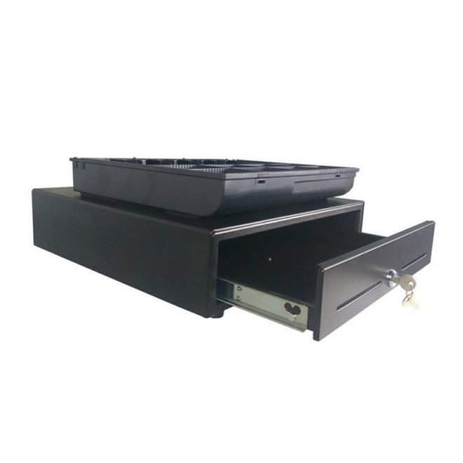 16 Inch 24V Ball Bearing Slide Cash Drawer With Detachable RJ11