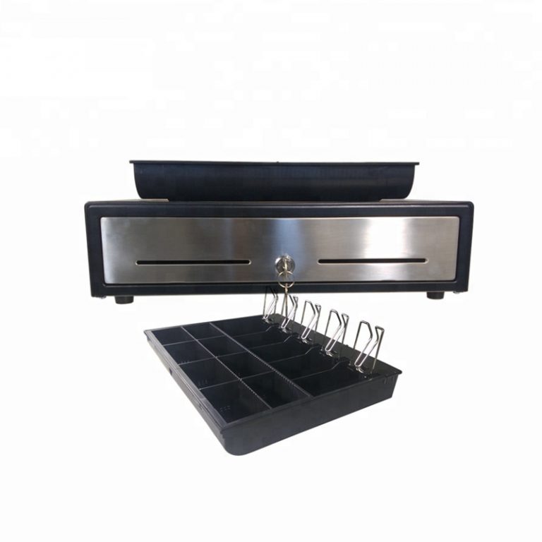 Connected RJ12 24V and Stainless Front Cash Till Box