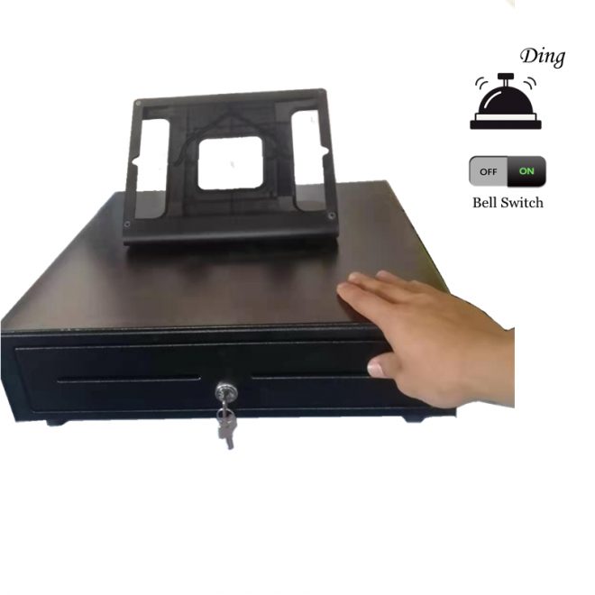 24V Connected RJ12 Micro Switch Stainless Cash Drawer