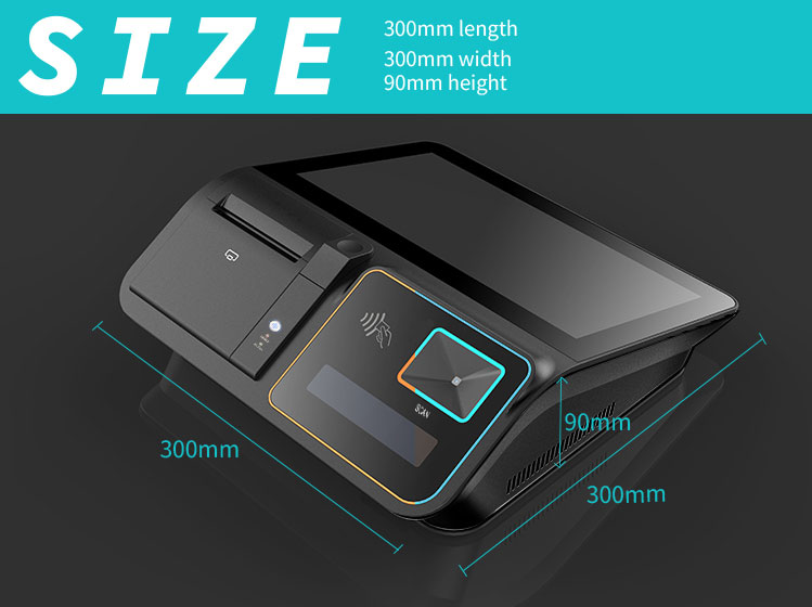 Android Cash Register Touch Screen Desk POS Machine